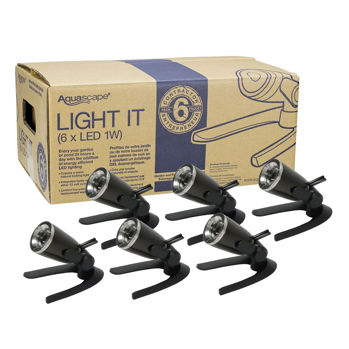 Aquascape LED 1-Watt Spotlight 6-Pack