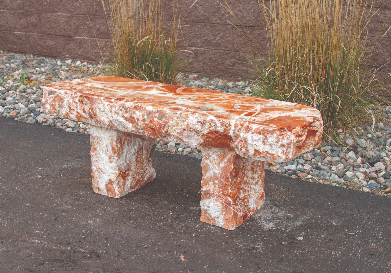 Blue Thumb Red Onyx Bench - 45"