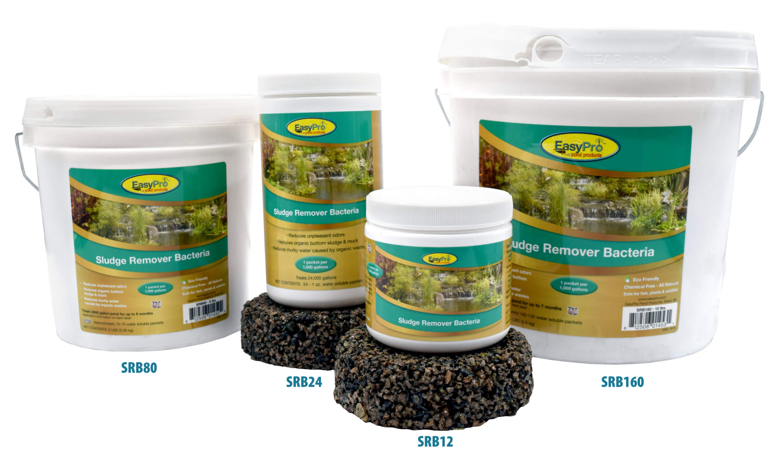 EasyPro Sludge Remover Bacteria – 1 oz Water Soluble Packs